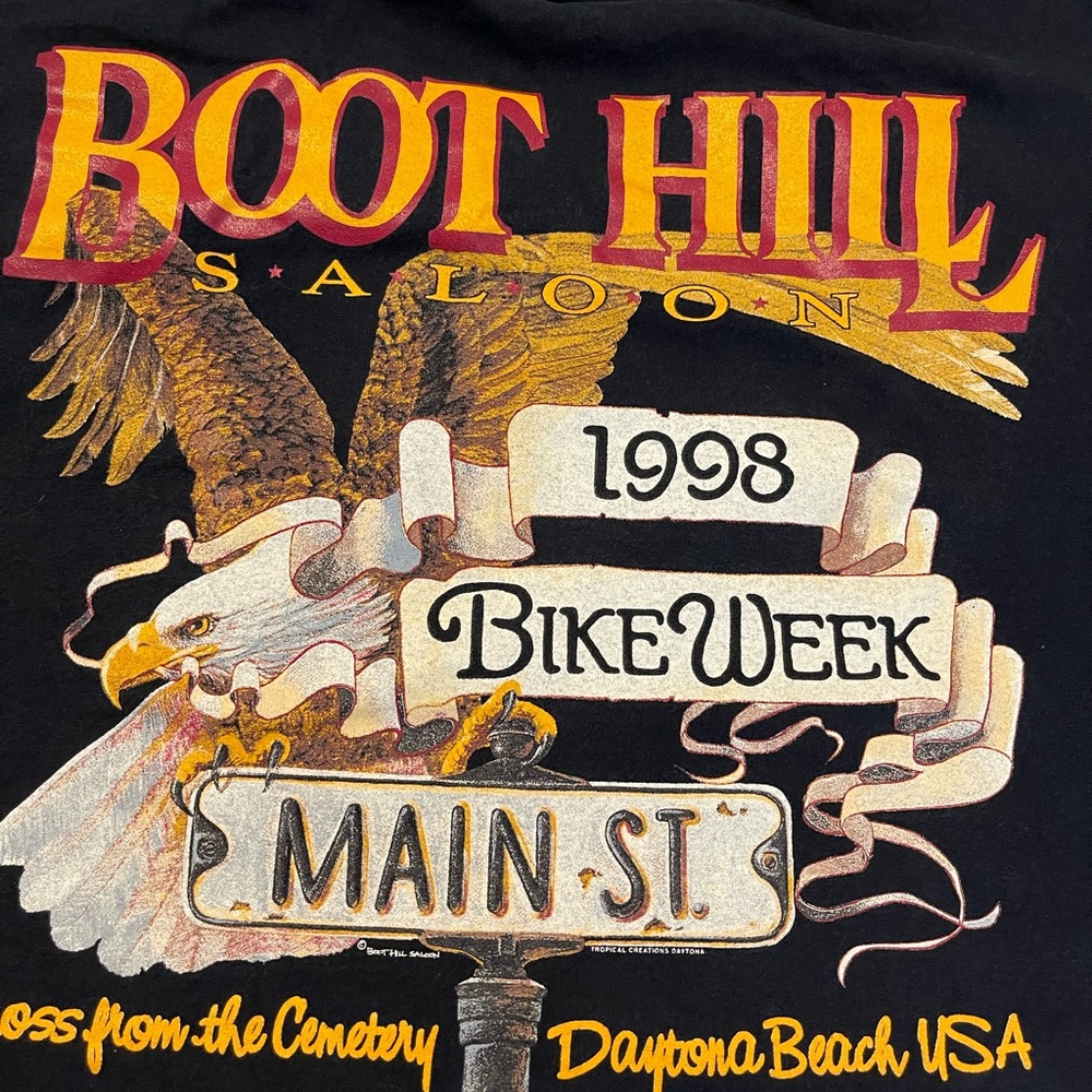 Rare Vintage 1998 Bike Week Daytona Beach , Famous Bo… - Gem
